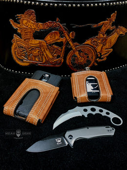 MGL “Burro” CellPhone Pouch – Mean Gene Leather